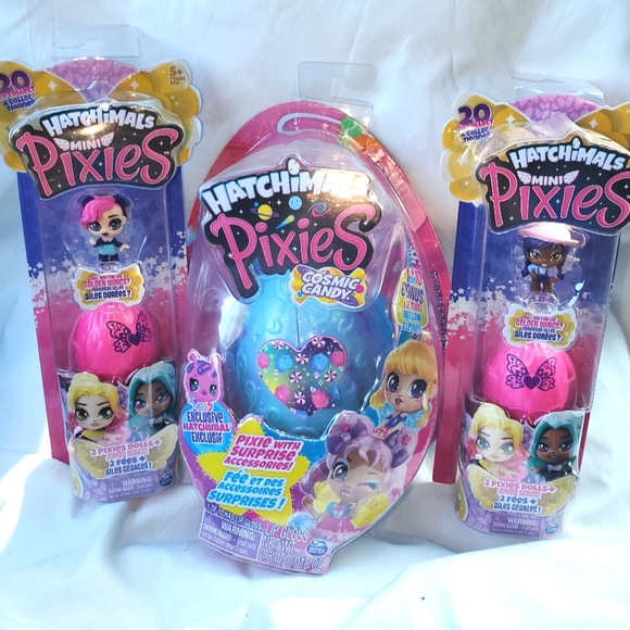 Hatchimals | Toys | 3 Paks Of Hatchimals Pixies 2 Mini Pixies 2pk Dolls ...